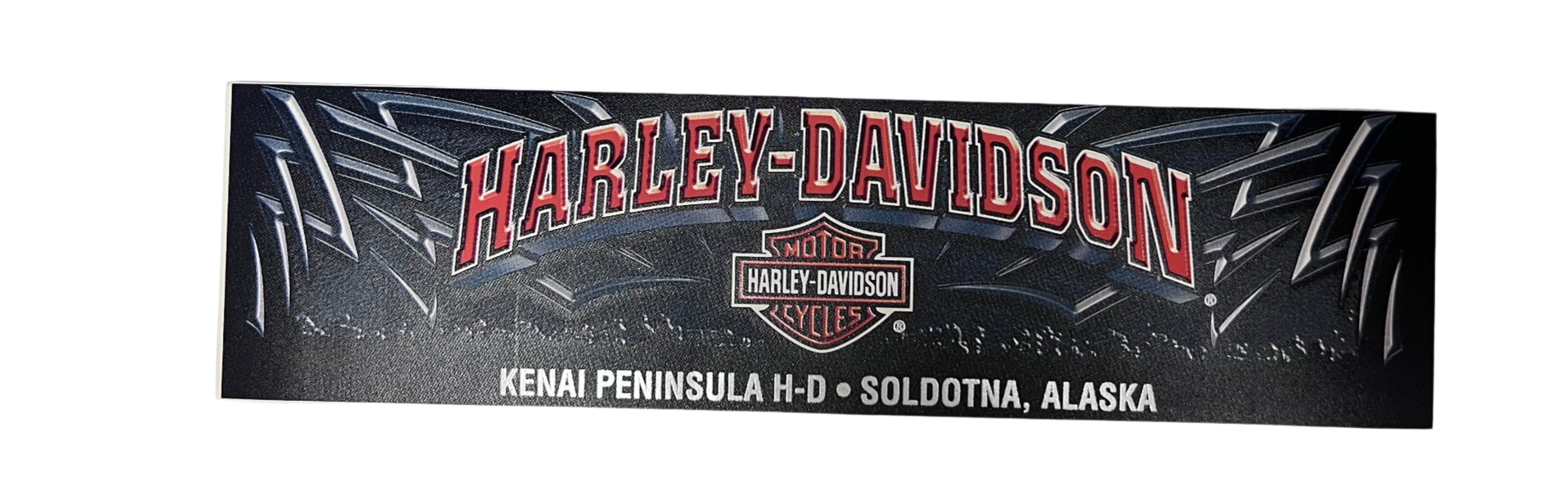 KENAI PENINSULA HARLEY-DAVIDSON BUMPER STICKER – Harley Alaska