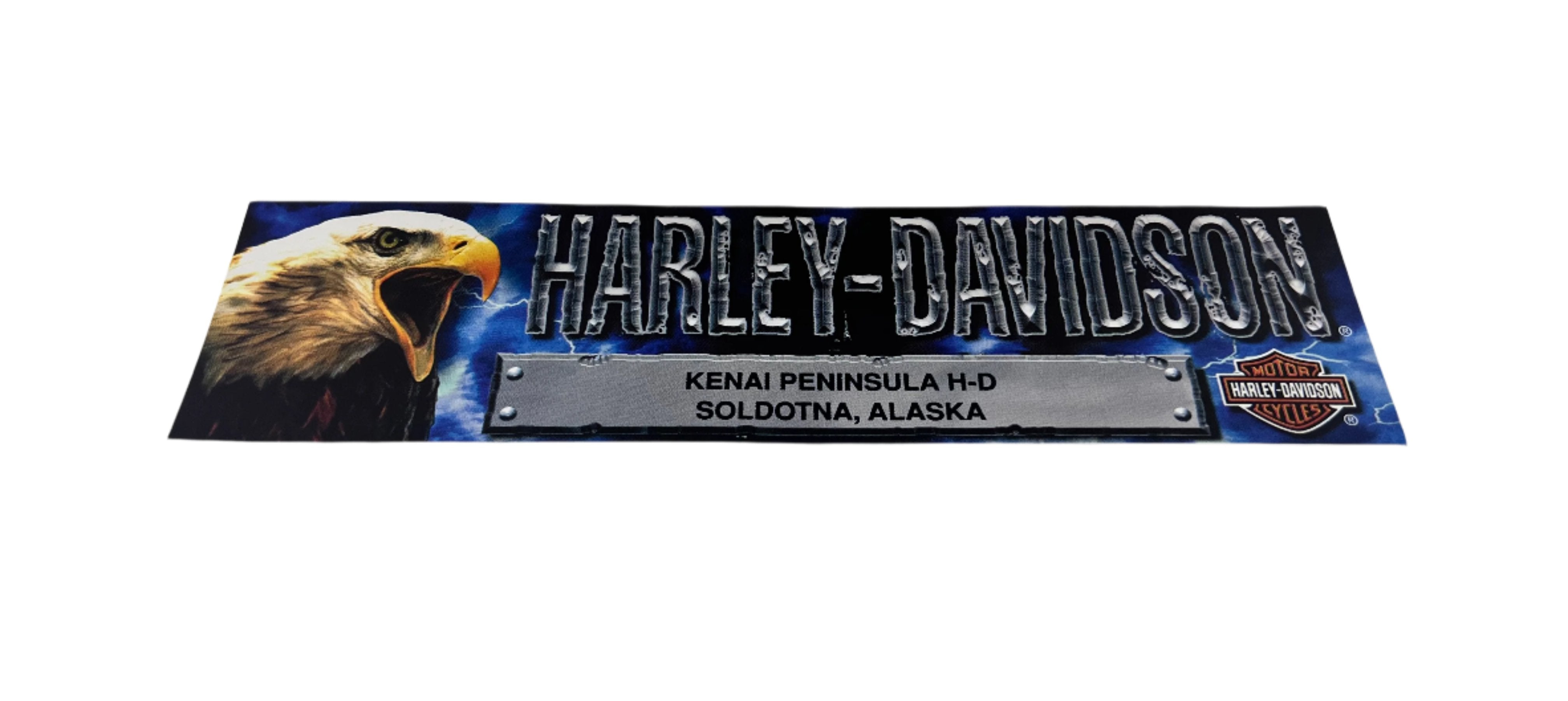 Kenai Peninsula Harley-Davidson Eagle Bumper Sticker – Harley Alaska